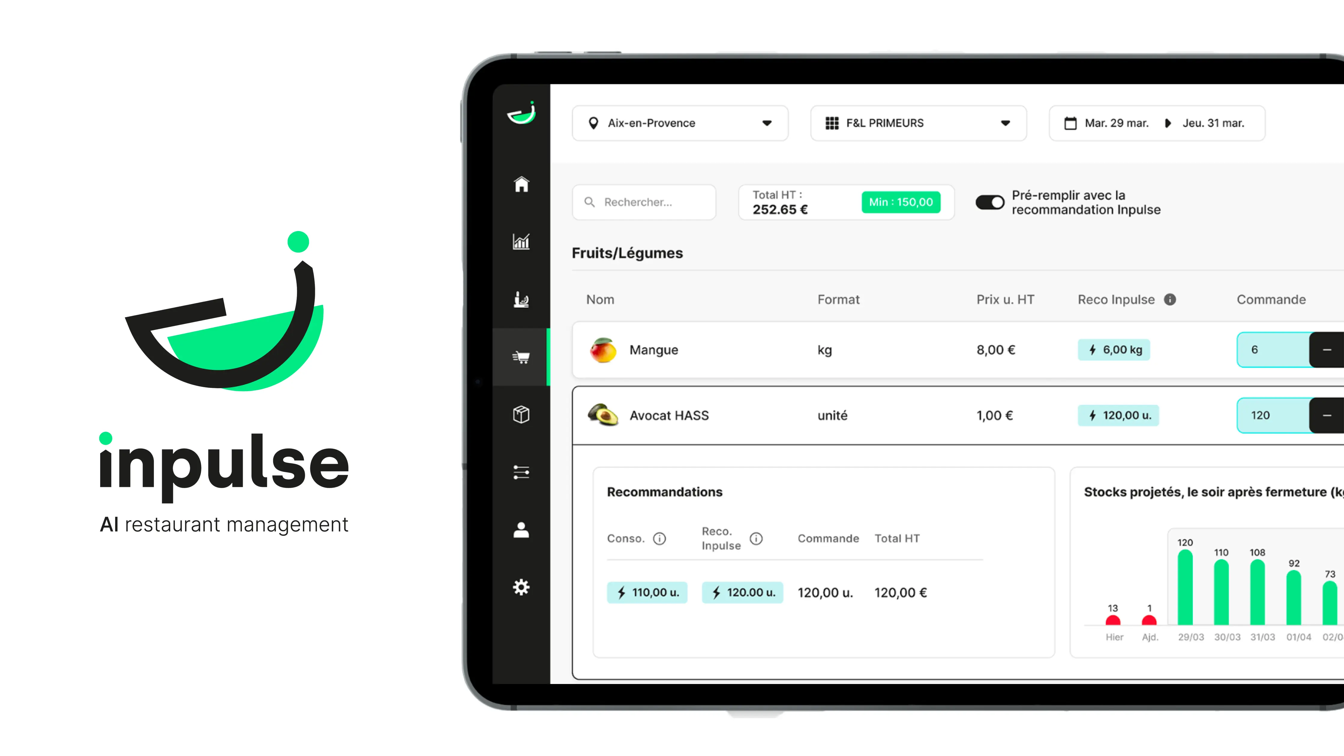 Inpulse | Optimisez la marge de vos restaurants grâce à l'IA