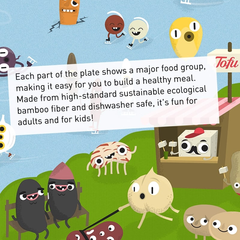 Children's Plate | Vegan 2022 Food Pyramid For Kids In Plate