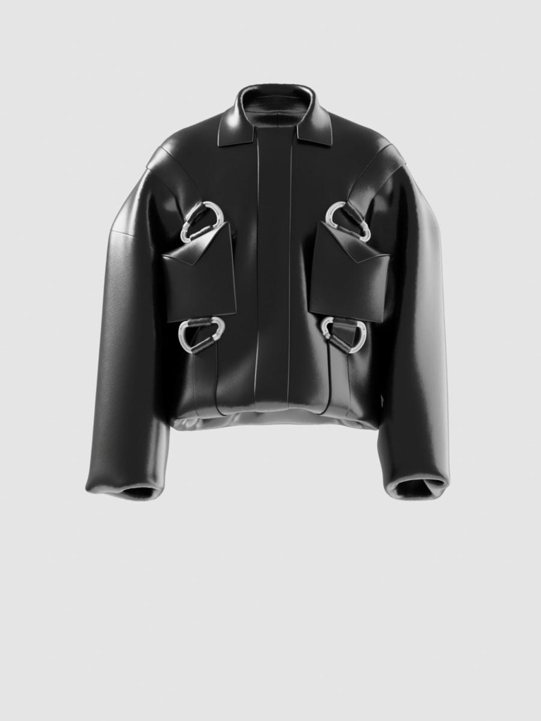 GRMNT | Detachable Pocket Leather Jacket