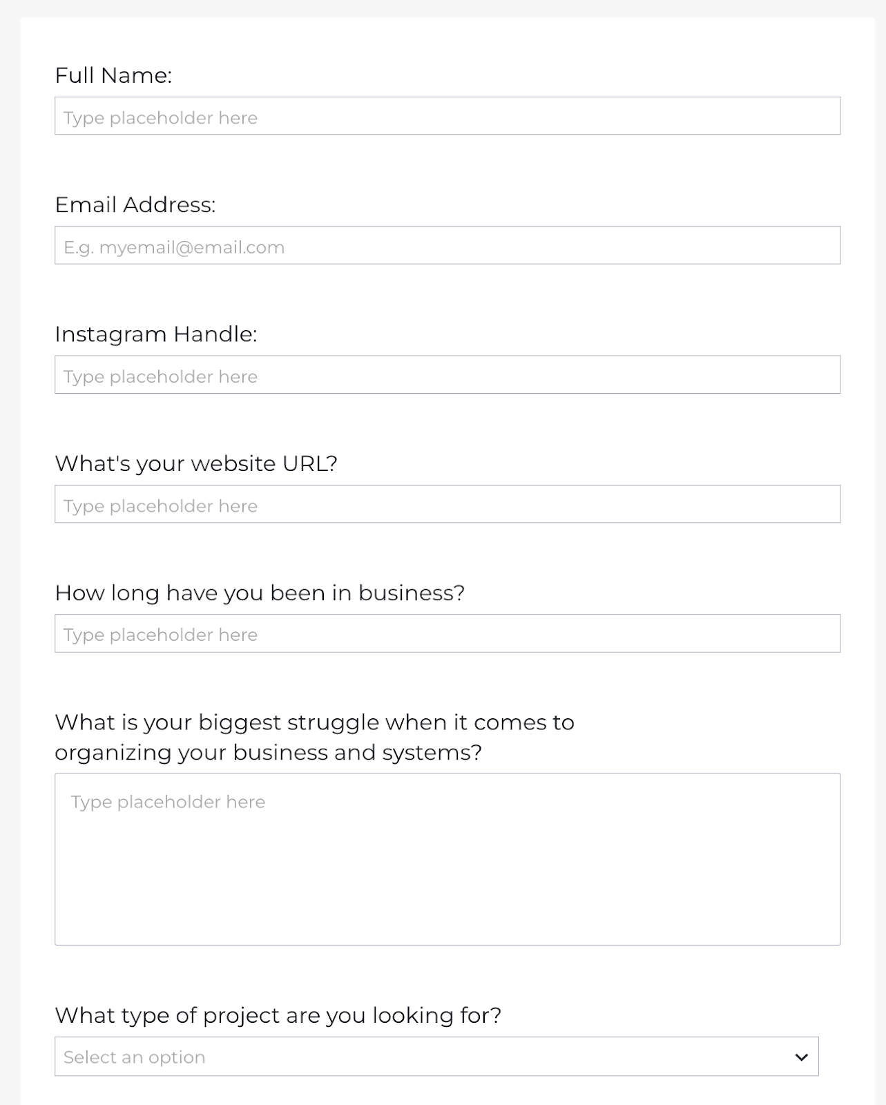 HoneyBook Contact Forms vs. Questionnaires: What’s the Difference? | DaSilva Life