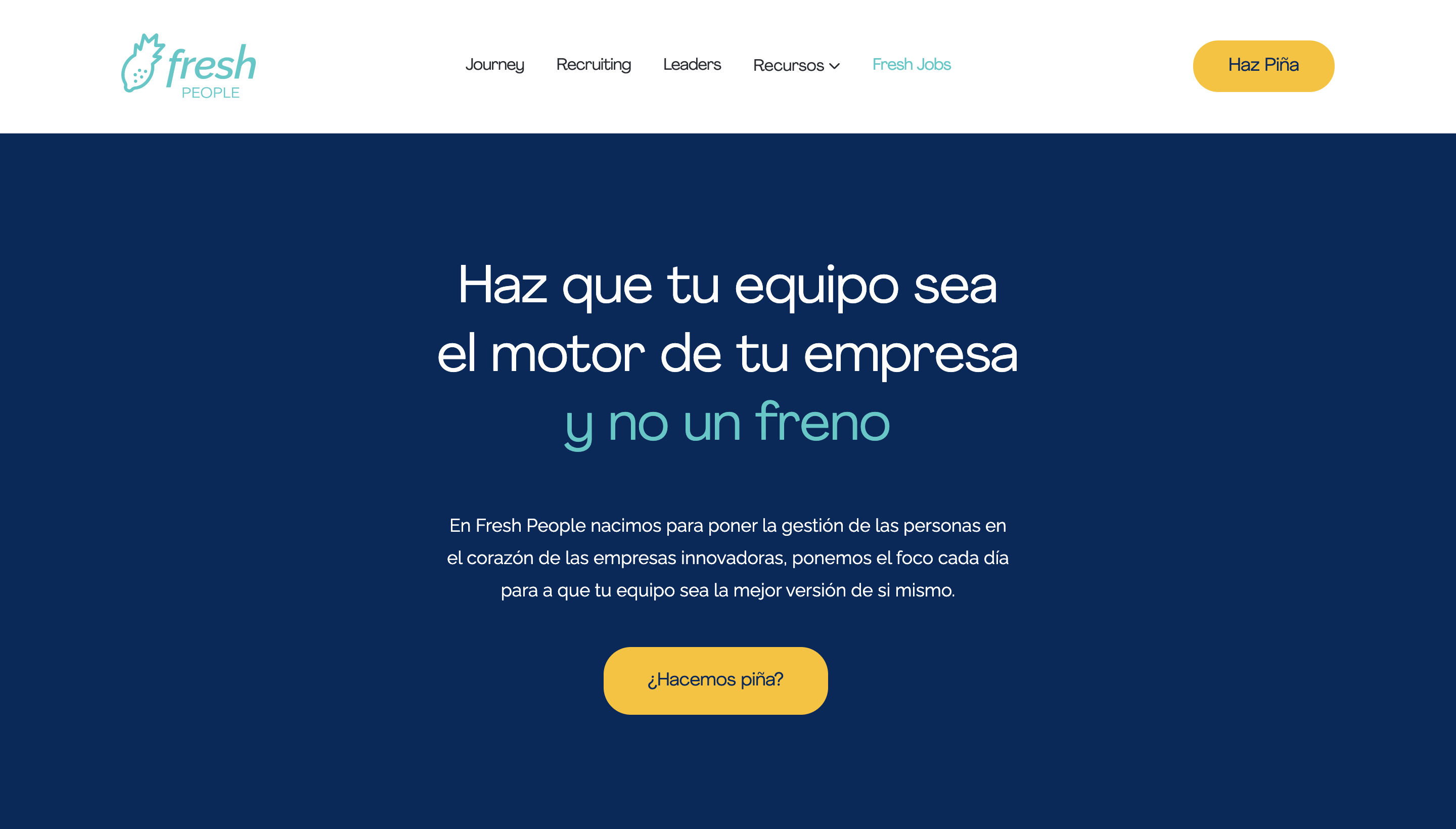 Fresh People | Haz piña