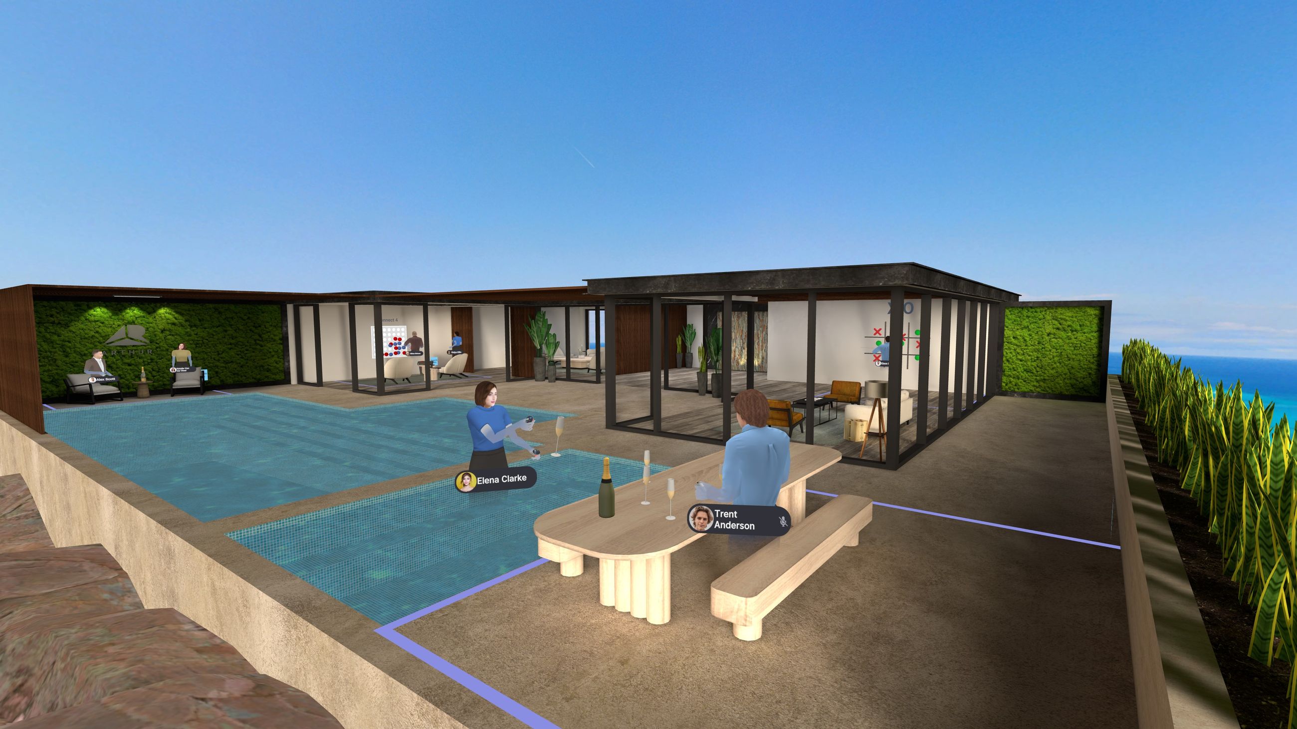 Arthur: Helping you meet and collaborate in VR