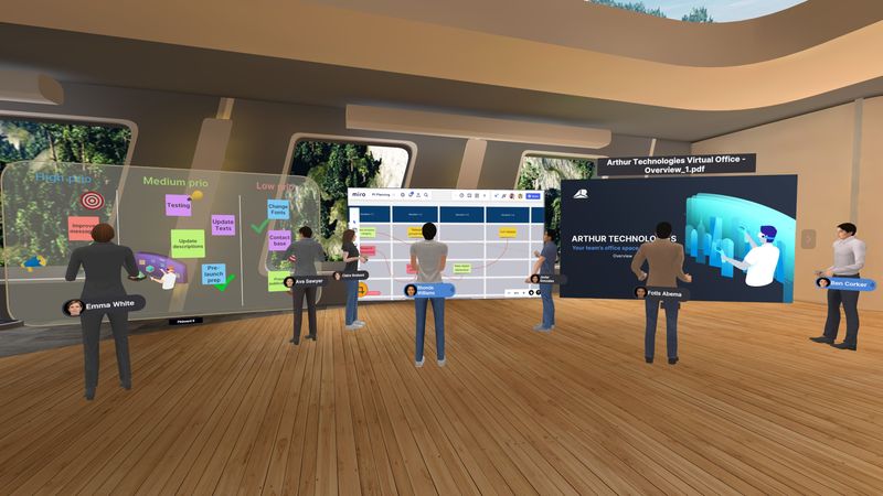 Arthur: Helping you meet and collaborate in VR