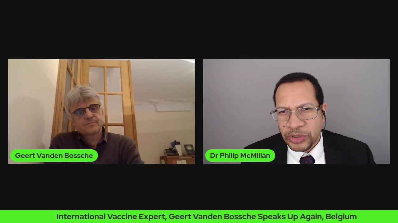 International Vaccine Expert, Geert Vanden Bossche Speaks Up Again ...