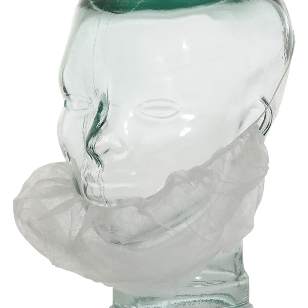 ULTRA HEALTH White Beard Cover - Double Loop