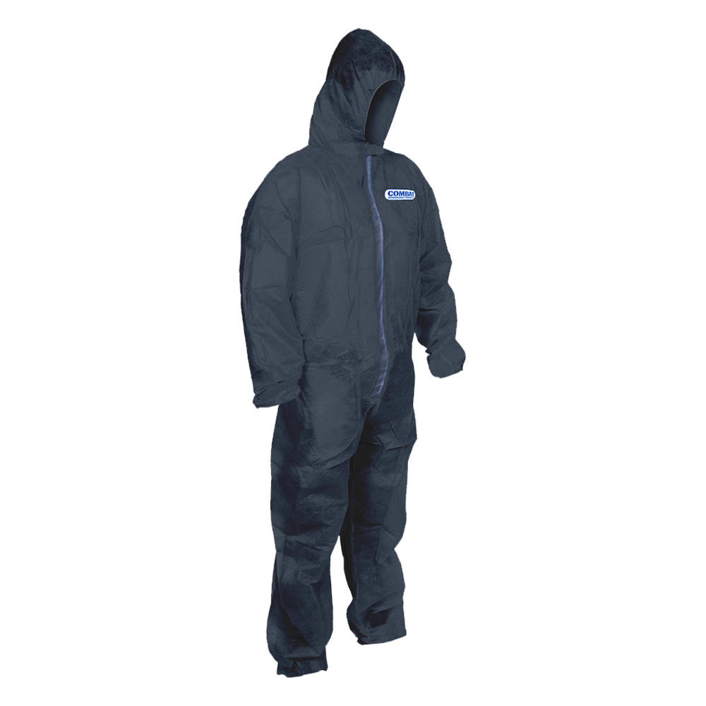 COMBAT Disposable Navy Polypropylene Coverall
