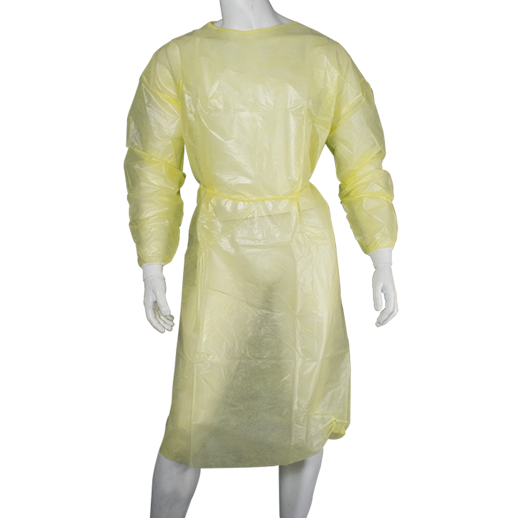 ULTRA HEALTH Disposable Iso Gown N_S Impervious PP_PE Yellow
