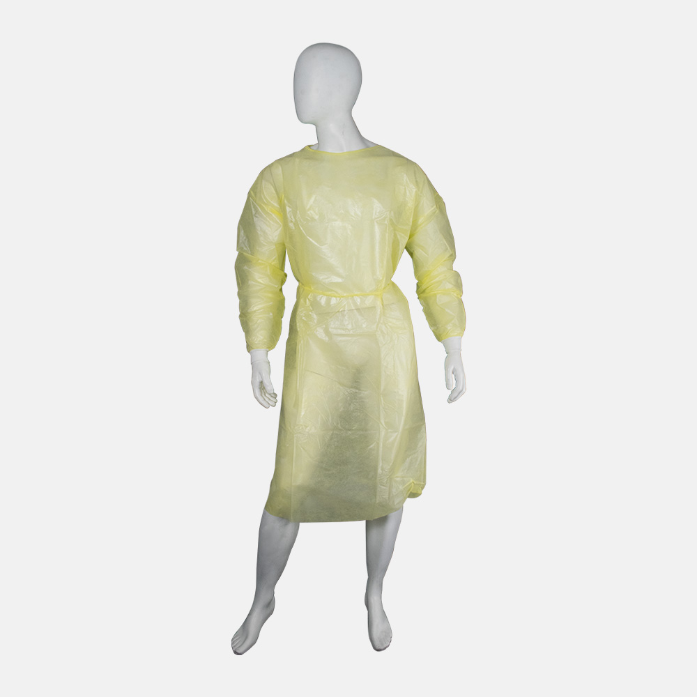ULTRA HEALTH Disposable Iso Gown N_S Impervious PP_PE Yellow