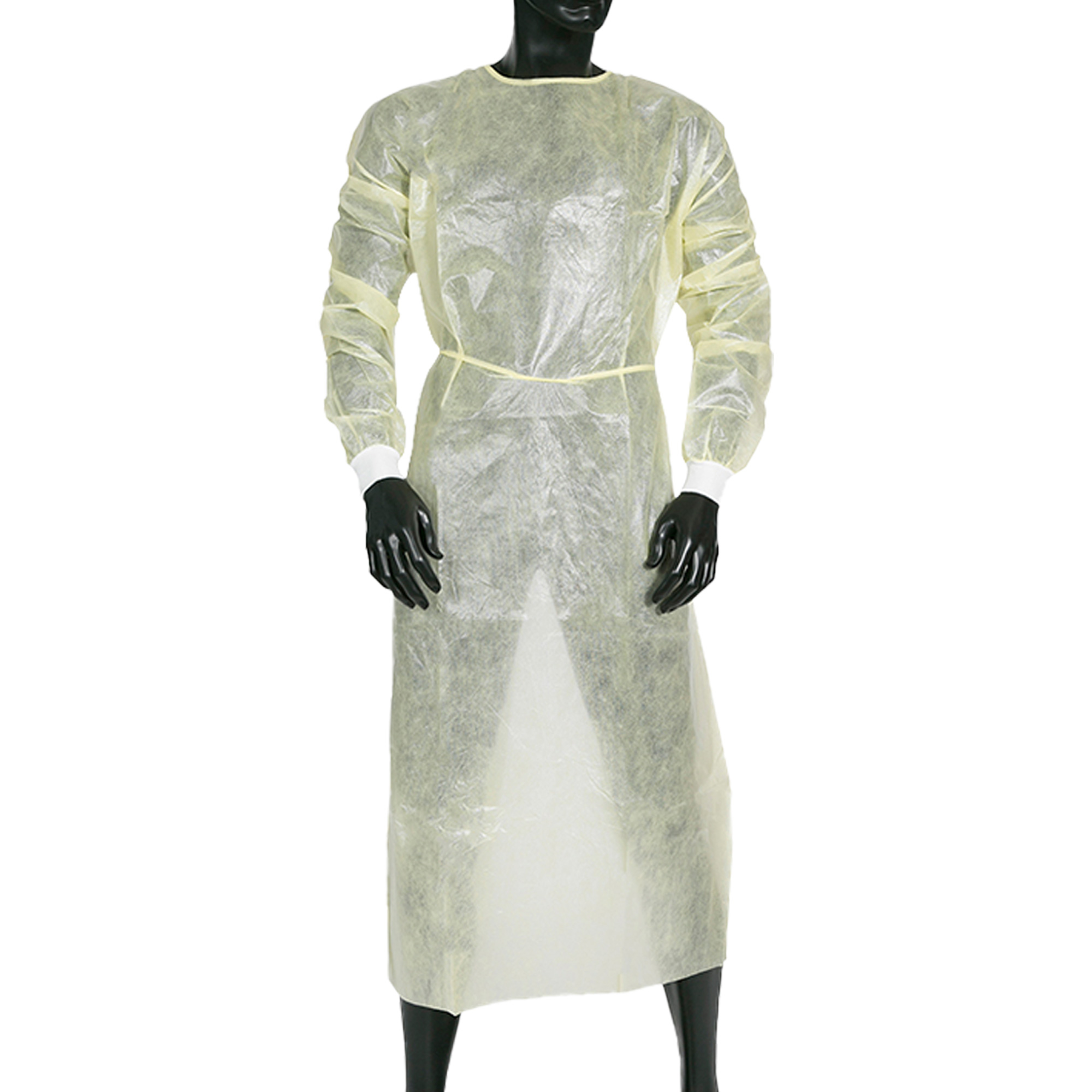 ULTRA HEALTH Disposable Clinical Gown N_S Impervious Yellow