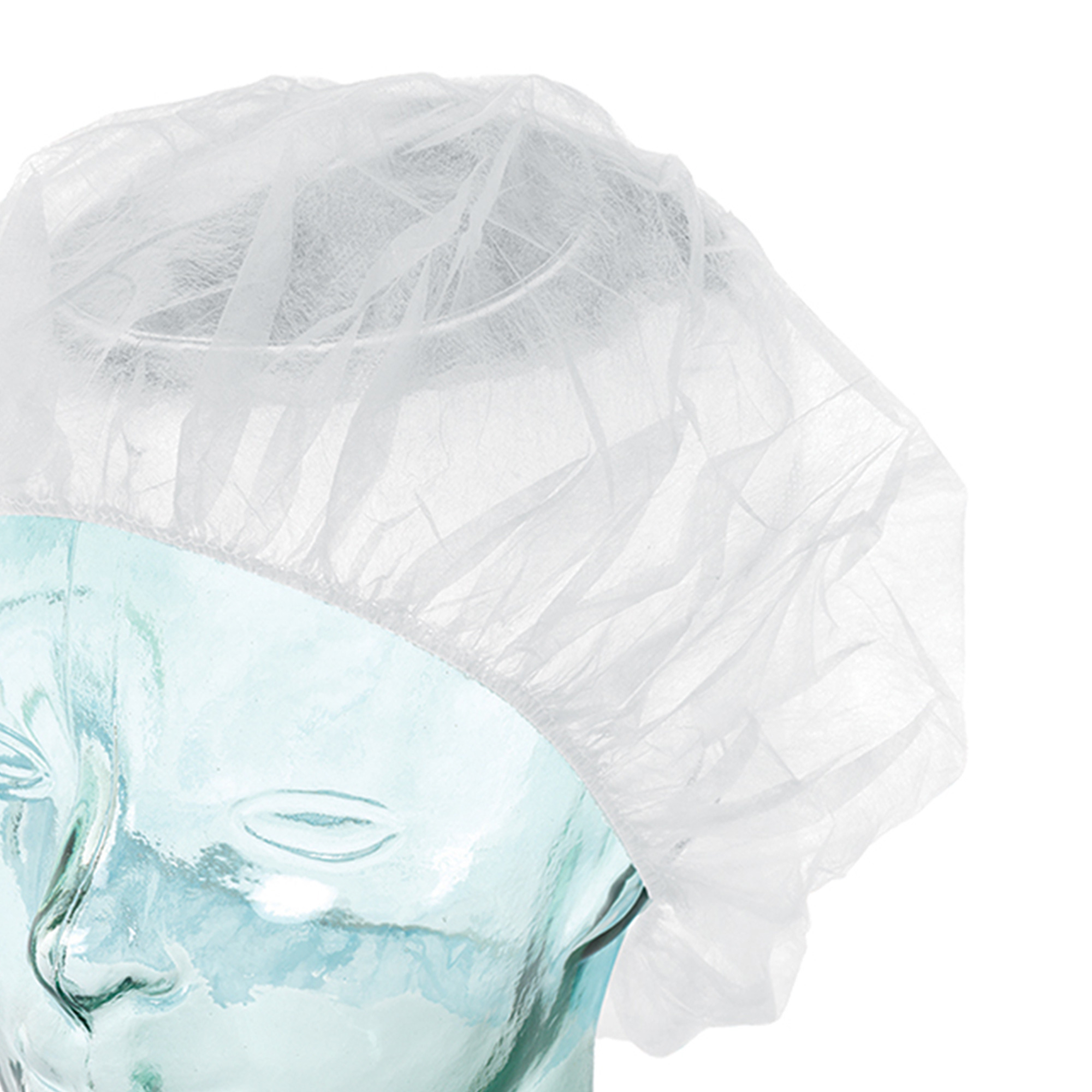 ULTRA HEALTH Disposable Round Cap White 24 Inch