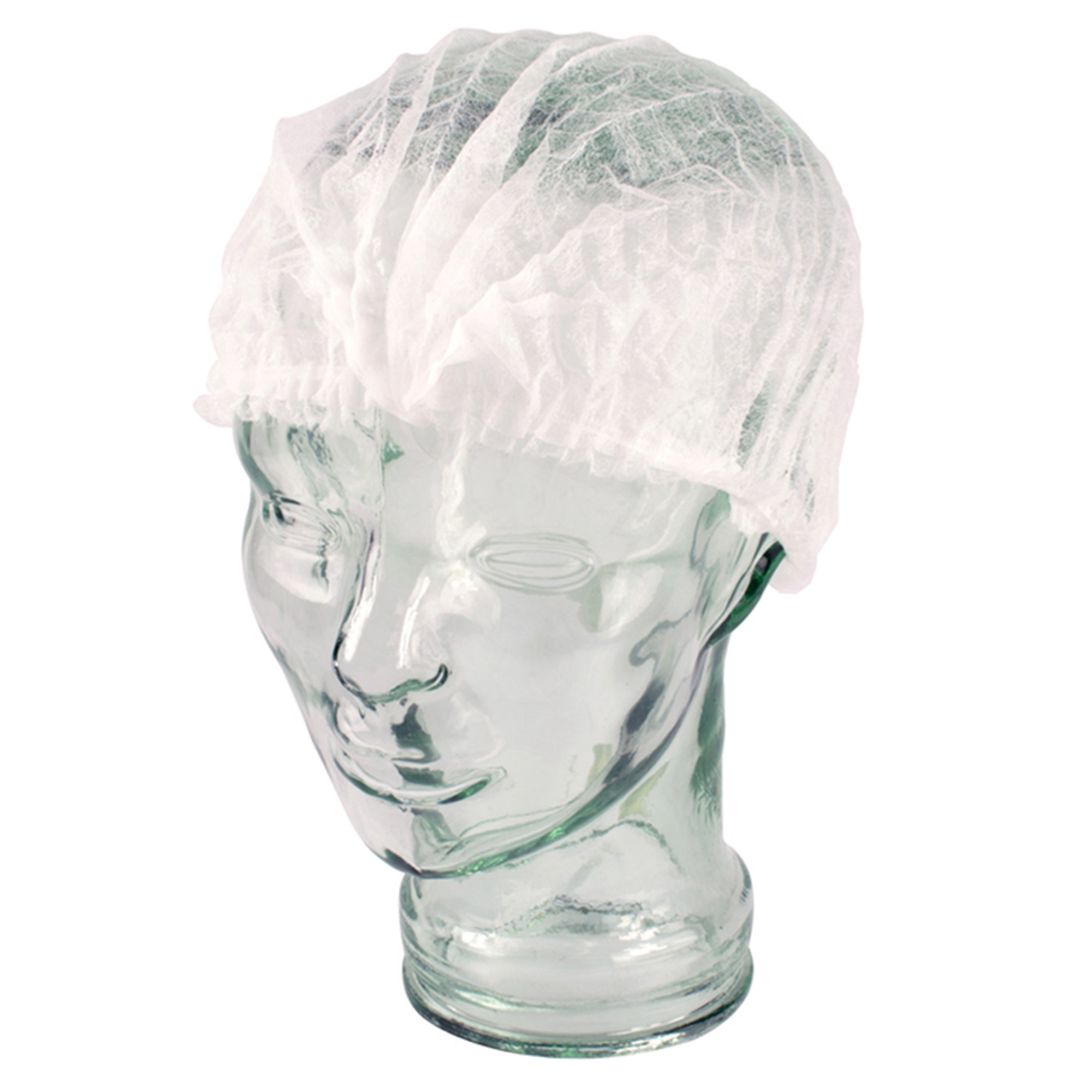 ULTRA HEALTH Disposable Crimped Cap 24 Inch (White)