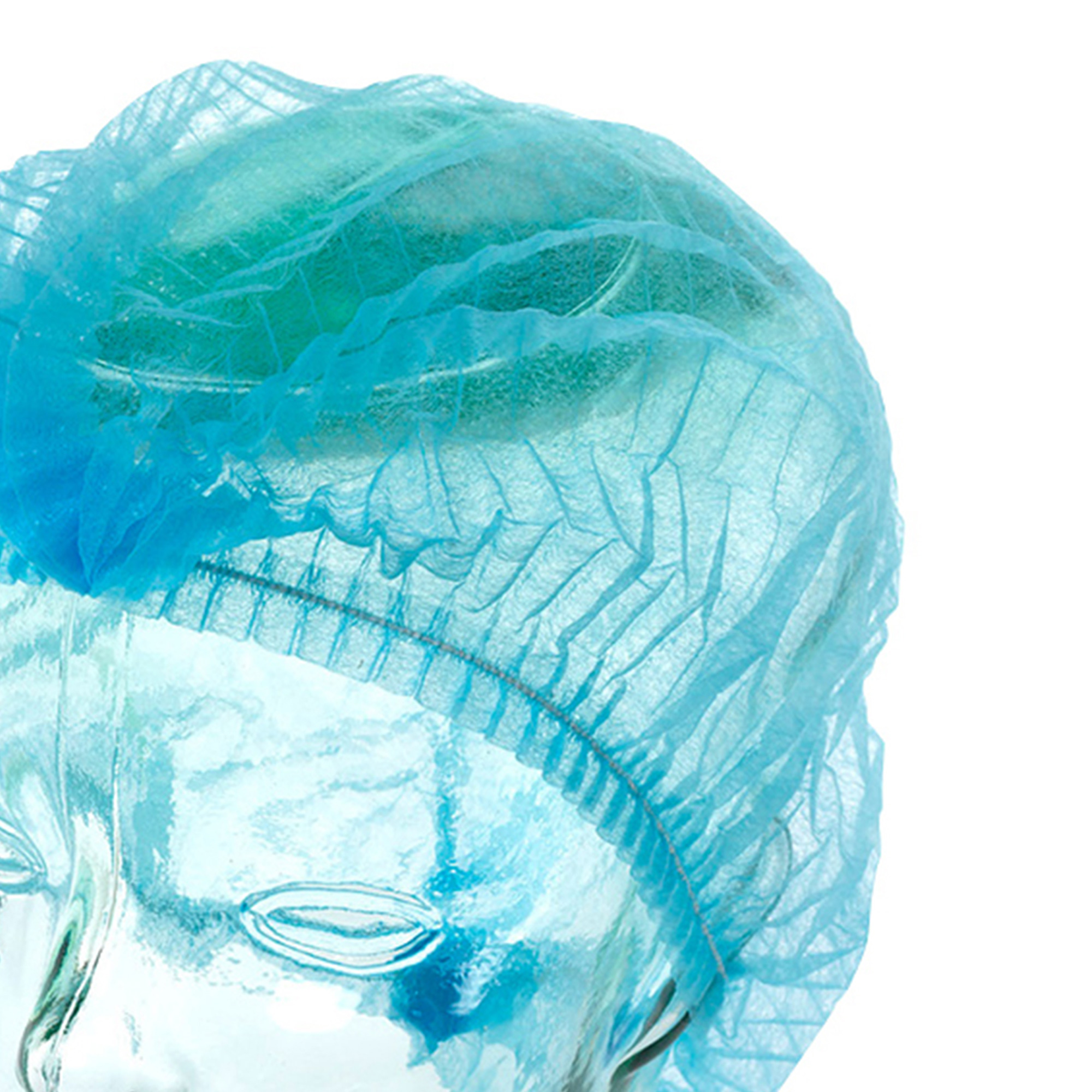 ULTRA HEALTH Disposable Crimped Cap 24 Inch (Blue)