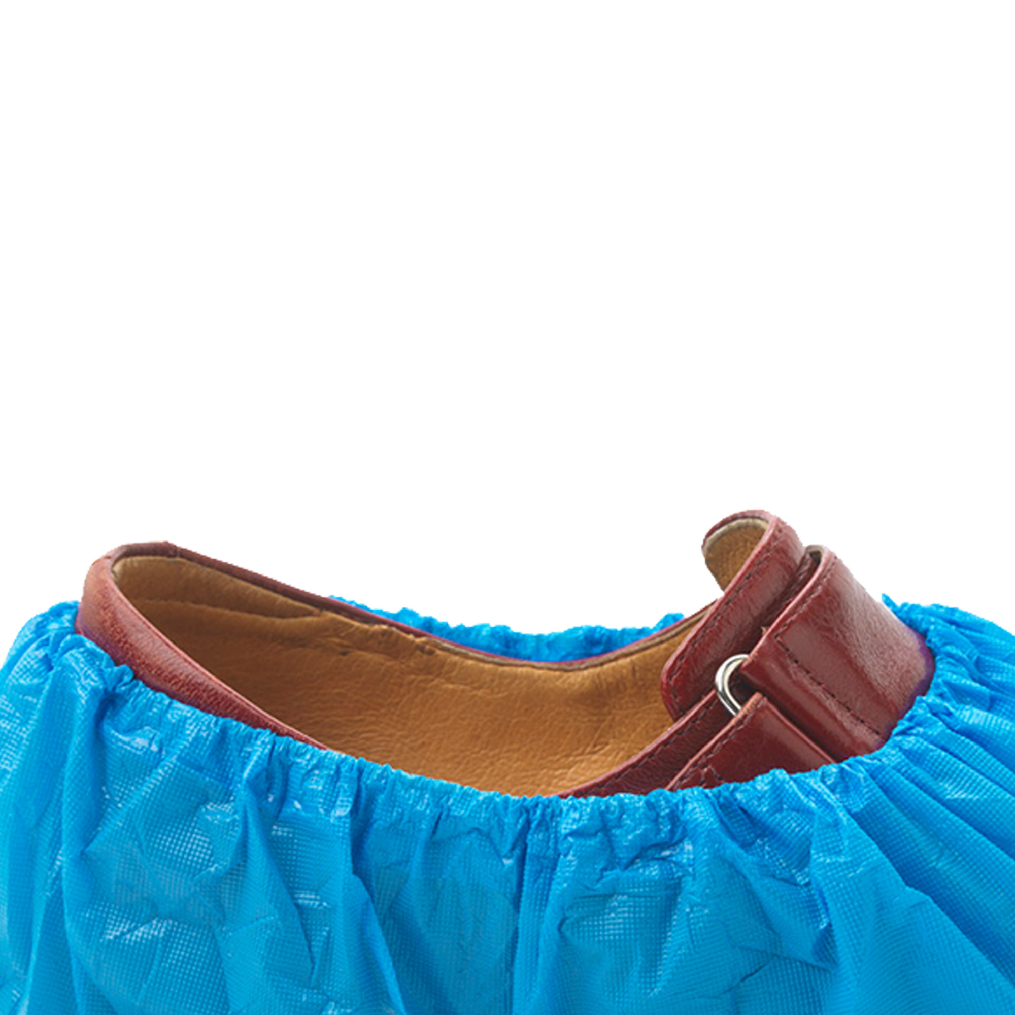 Disposable Overshoe Blue PE Waterproof Extra Heavy Duty