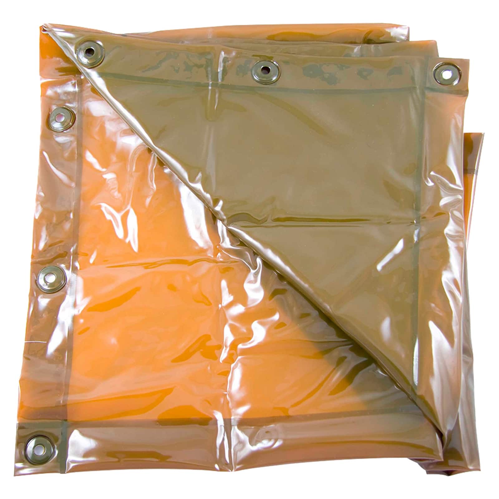 Yellow Welding Curtain C/W Eyelets