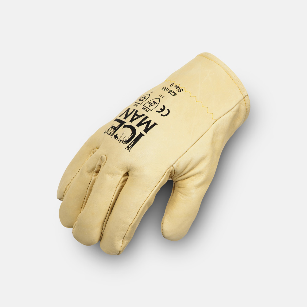 PVC Foam Orange Freezer Glove