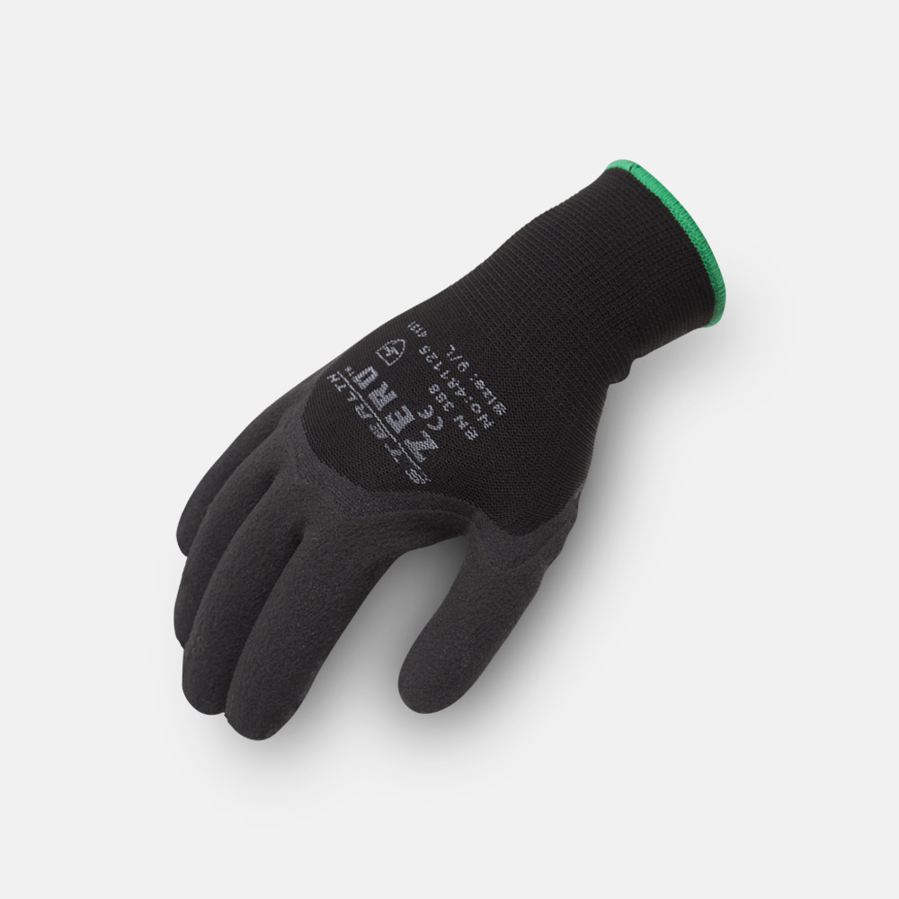 PVC Foam Orange Freezer Glove