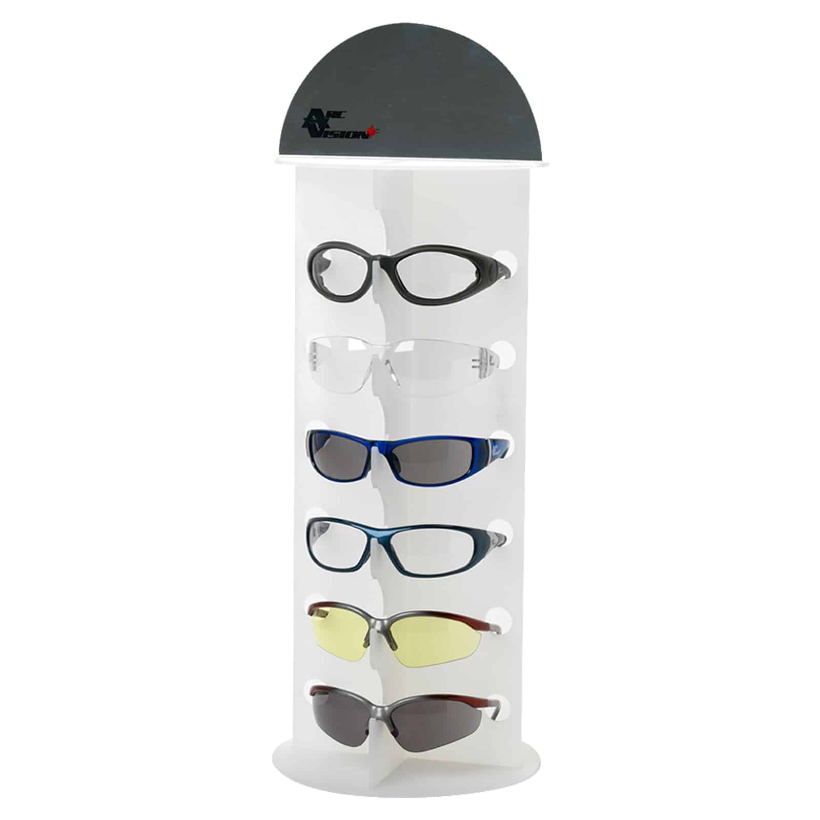 ARC VISION Safety Glasses Display Stand