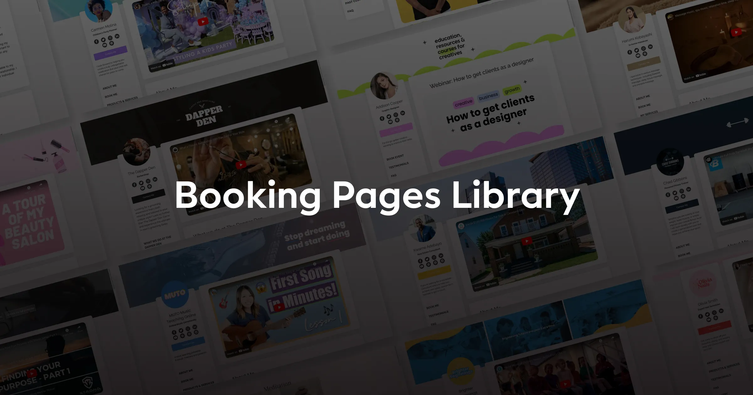 Booking Pages Library: Book Like A Boss