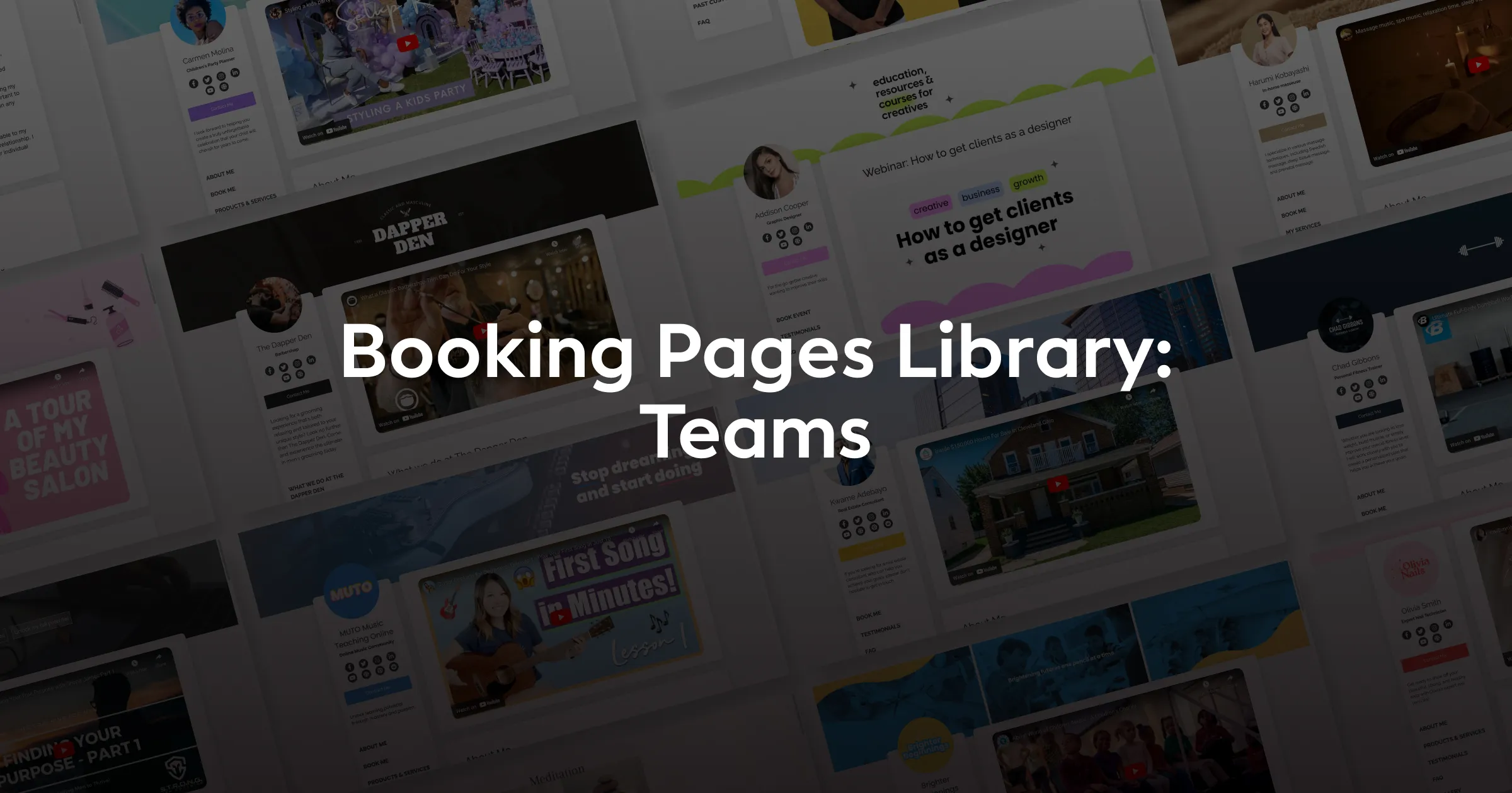 Booking Pages Library – Teams