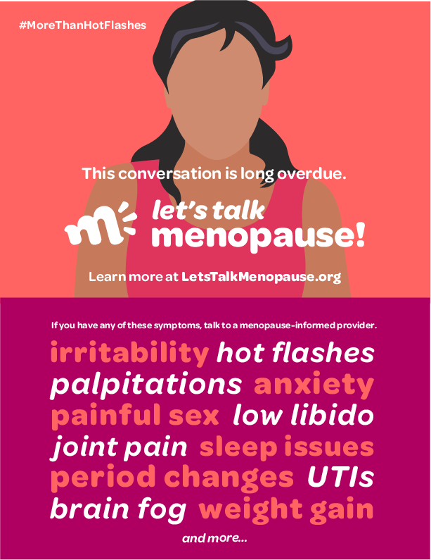 Menopause: Public Awareness Campaign - Let's Talk Menopause