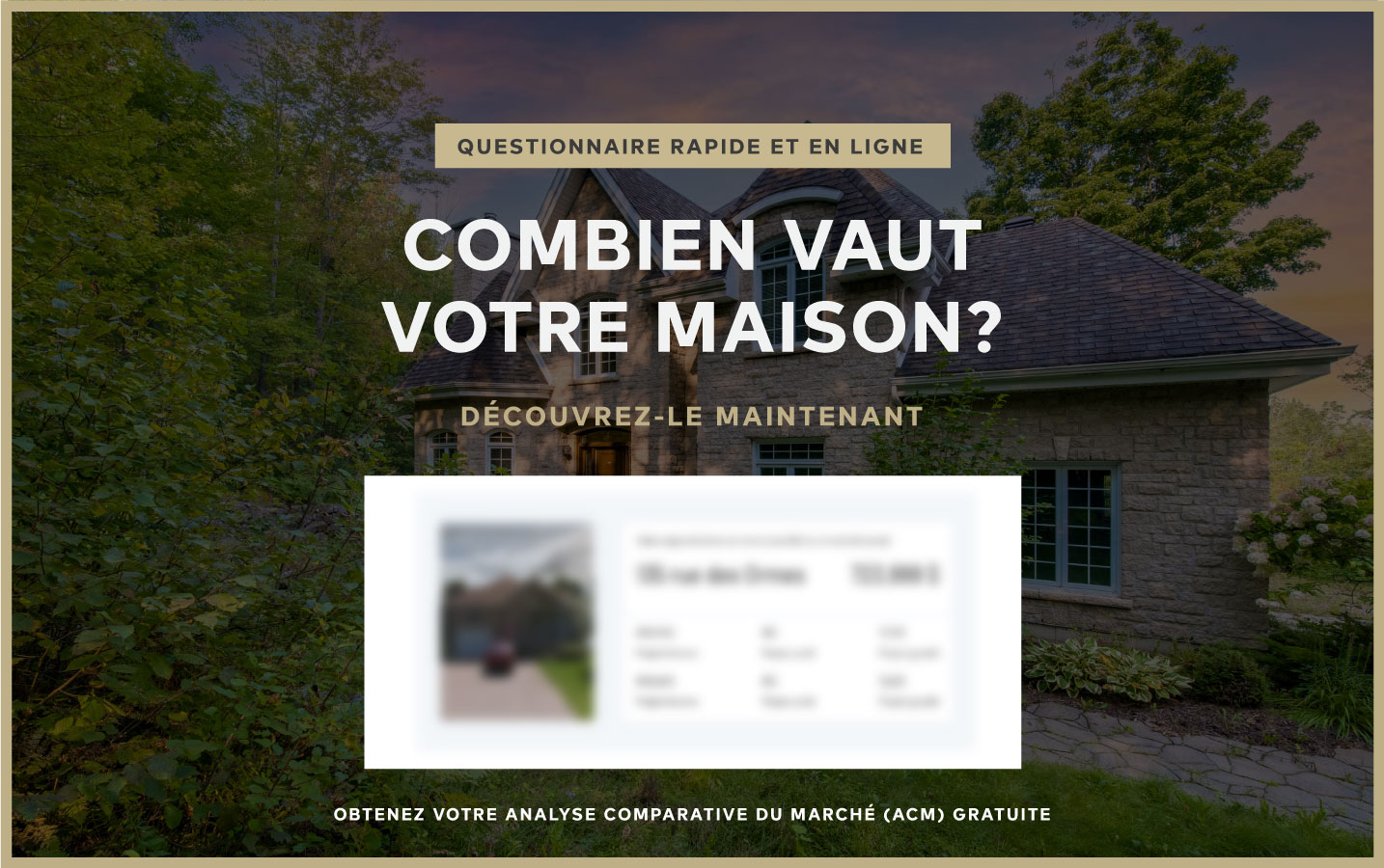 Evaluer Sa Maison En Ligne Gratuitement Quebec | Ventana Blog