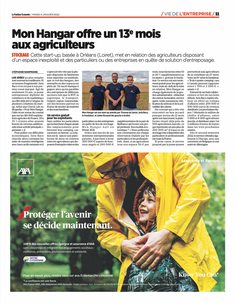 Mon Hangar - La solution de stockage simple et citoyenne partout en France