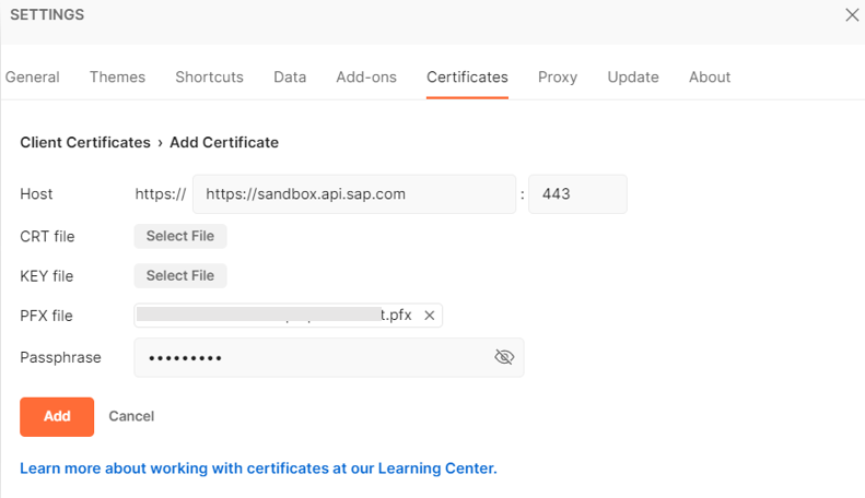 Test Certificate Authentication using Postman - ABusiness Tech