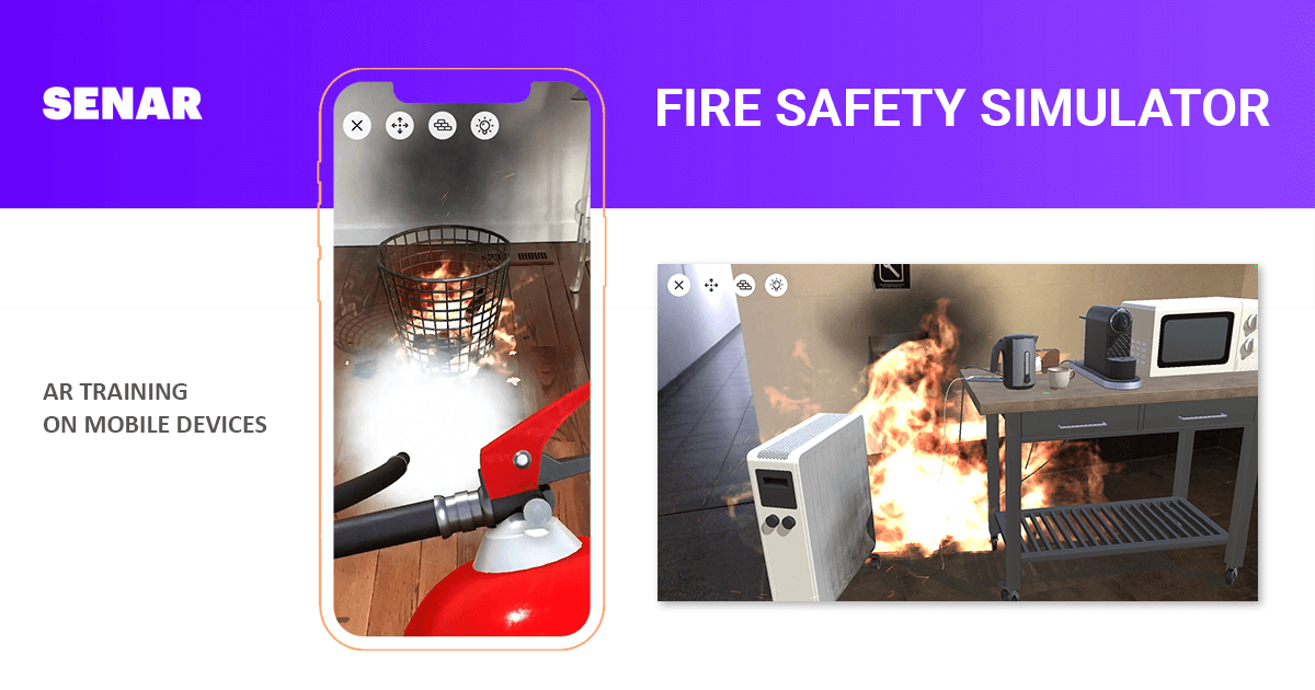 Fire Safety Training in Augmented Reality (AR)