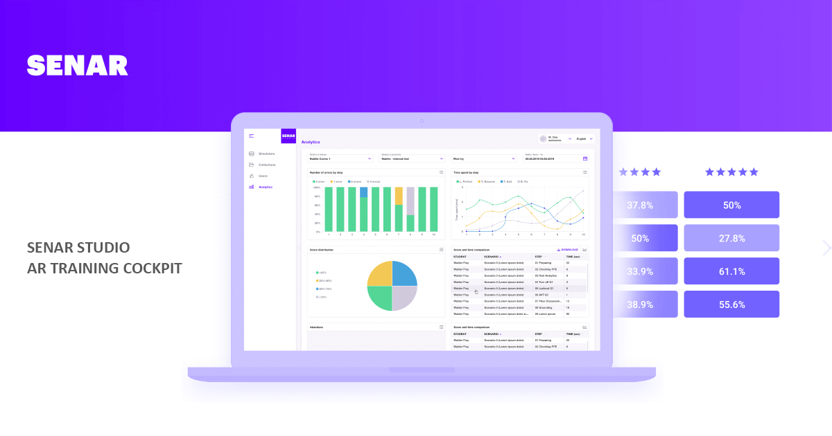 Senar Studio your AR Training Cockpit