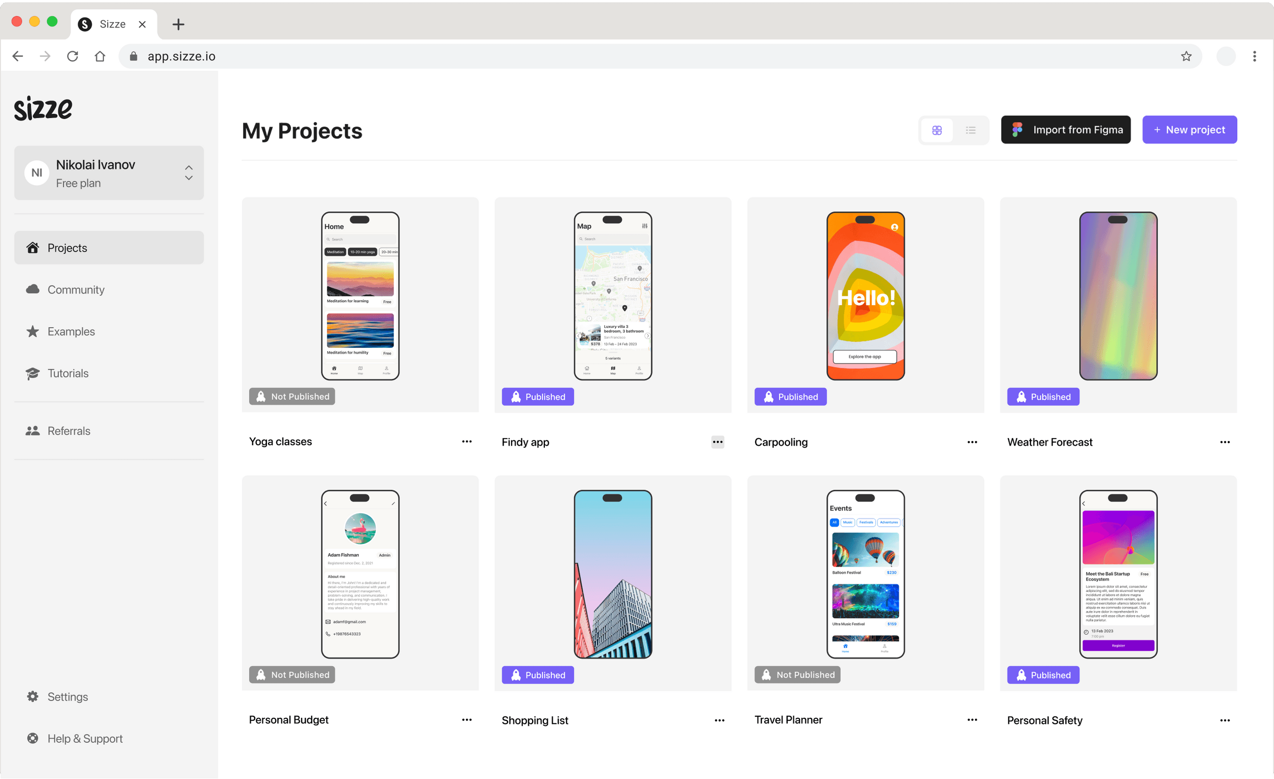 Sizze - Design to Real Code