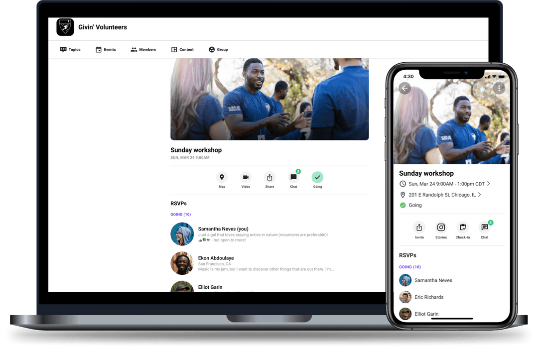 Heylo - Community management platform for in-person groups