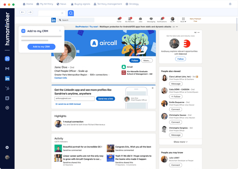 Humanlinker | Hyper-personalization at scale