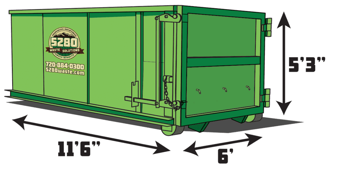 12-Yard Roll-Off Dumpster | Roll-Off Dumpsters | Dumpster Rental ...