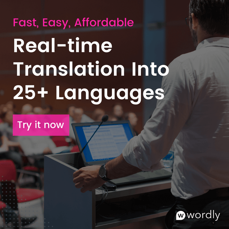 Conference Translation | Powered by Wordly