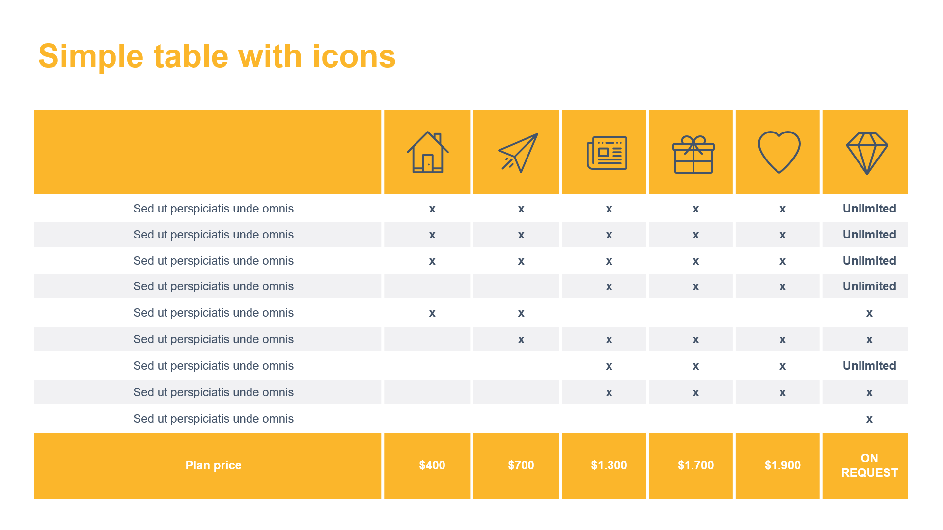 Powerpoint Table Presentation - Table Slides - Powerpoint Themes