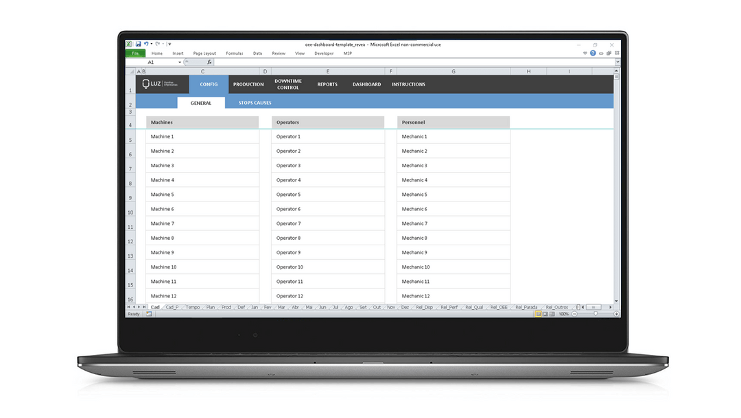 Calibration Control Sheet for Measuring Instruments Excel Spreadsheet ...