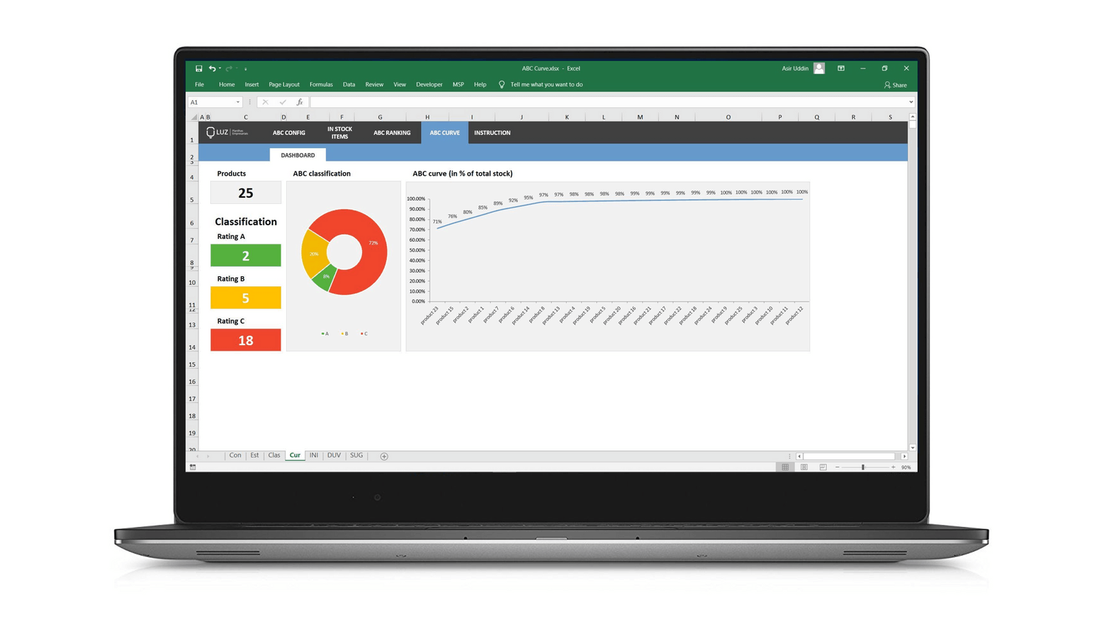 Document Control System Excel Spreadsheet Template - LUZ Templates