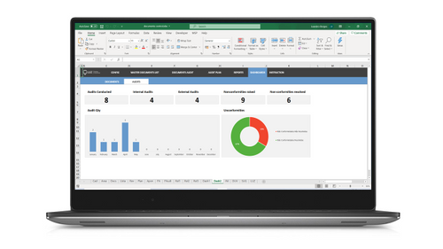Document Control System Excel Spreadsheet Template - LUZ Templates