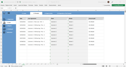 Loan Brokers Excel Spreadsheet Template - LUZ Templates