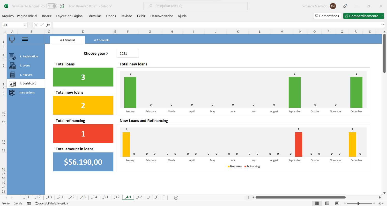 Loan Brokers Excel Spreadsheet Template - LUZ Templates