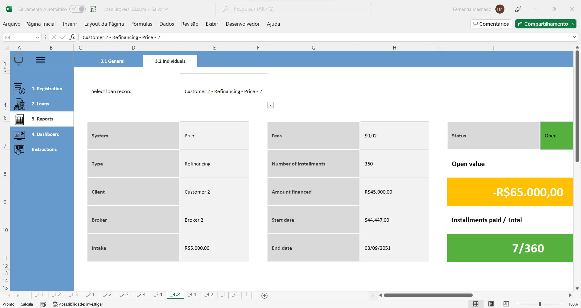 Loan Brokers Excel Spreadsheet Template - LUZ Templates