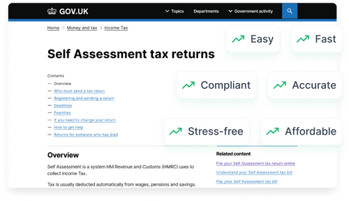 UK Non Resident Tax Return | Easy to Use HMRC Tax Return Software | Taxd