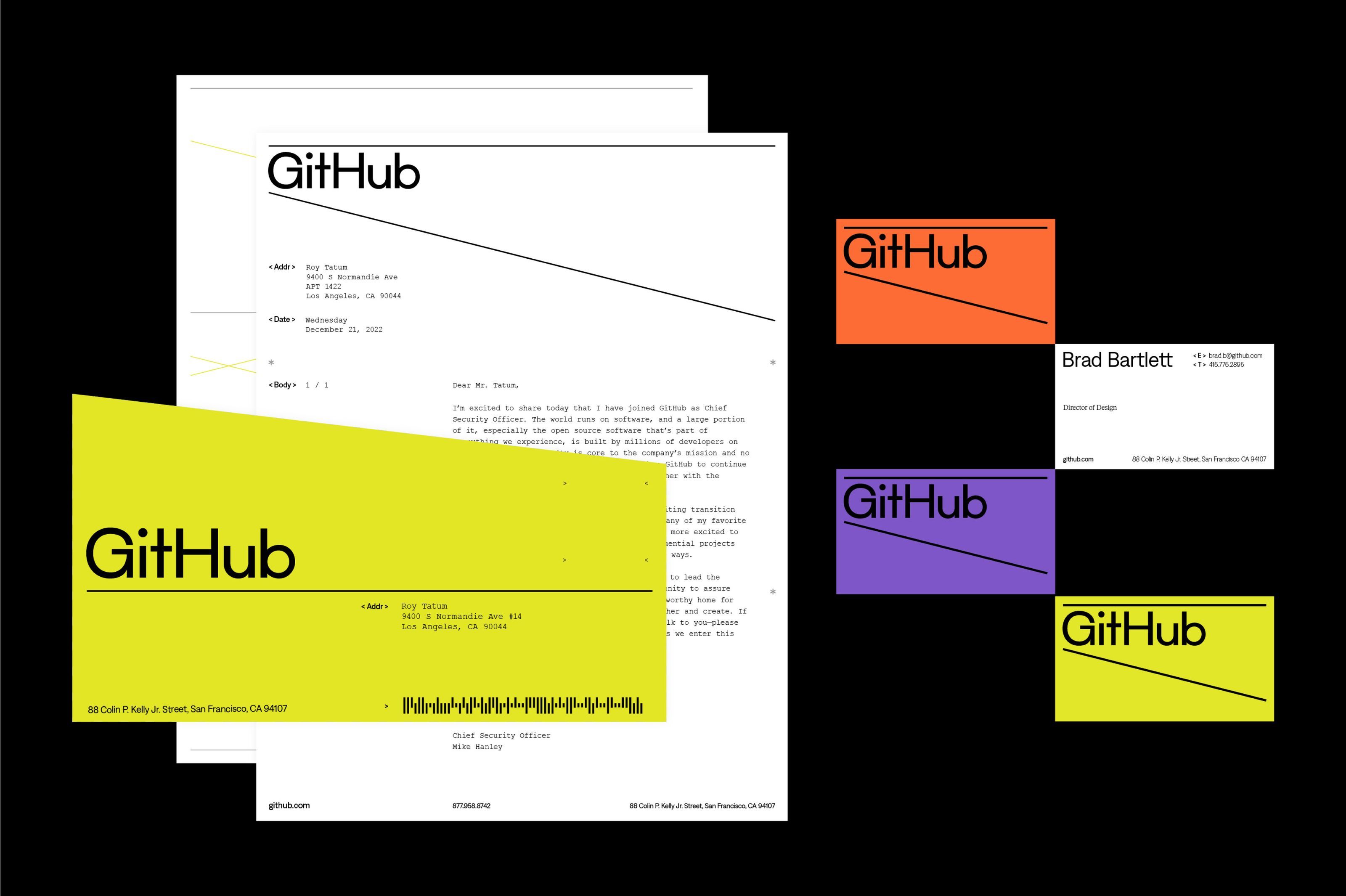 GitHub Brand Identity / Qi Zhu / Graphic & Motion Designer