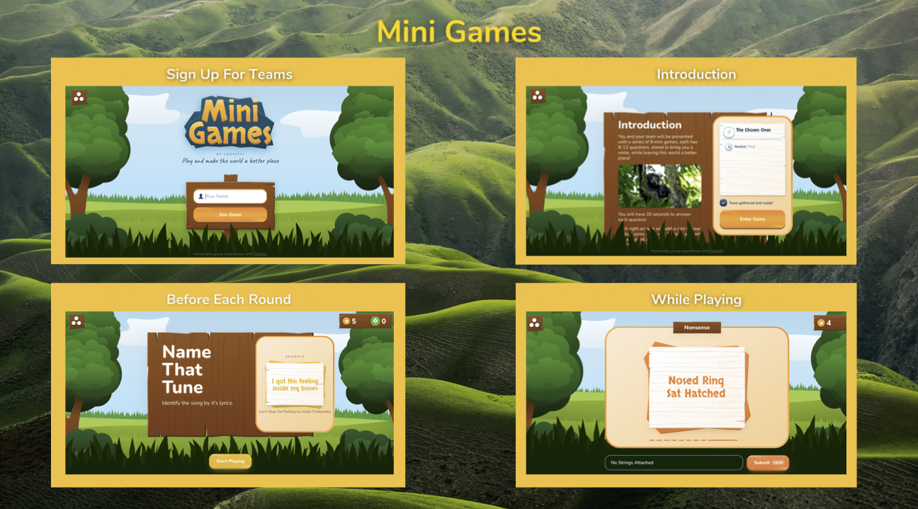 Virtual Mini Games Screenshots | Confetti 🎉