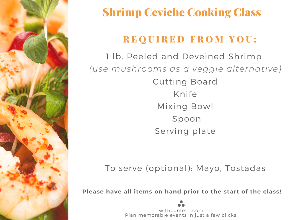 Ceviche Recipe | Confetti 🎉