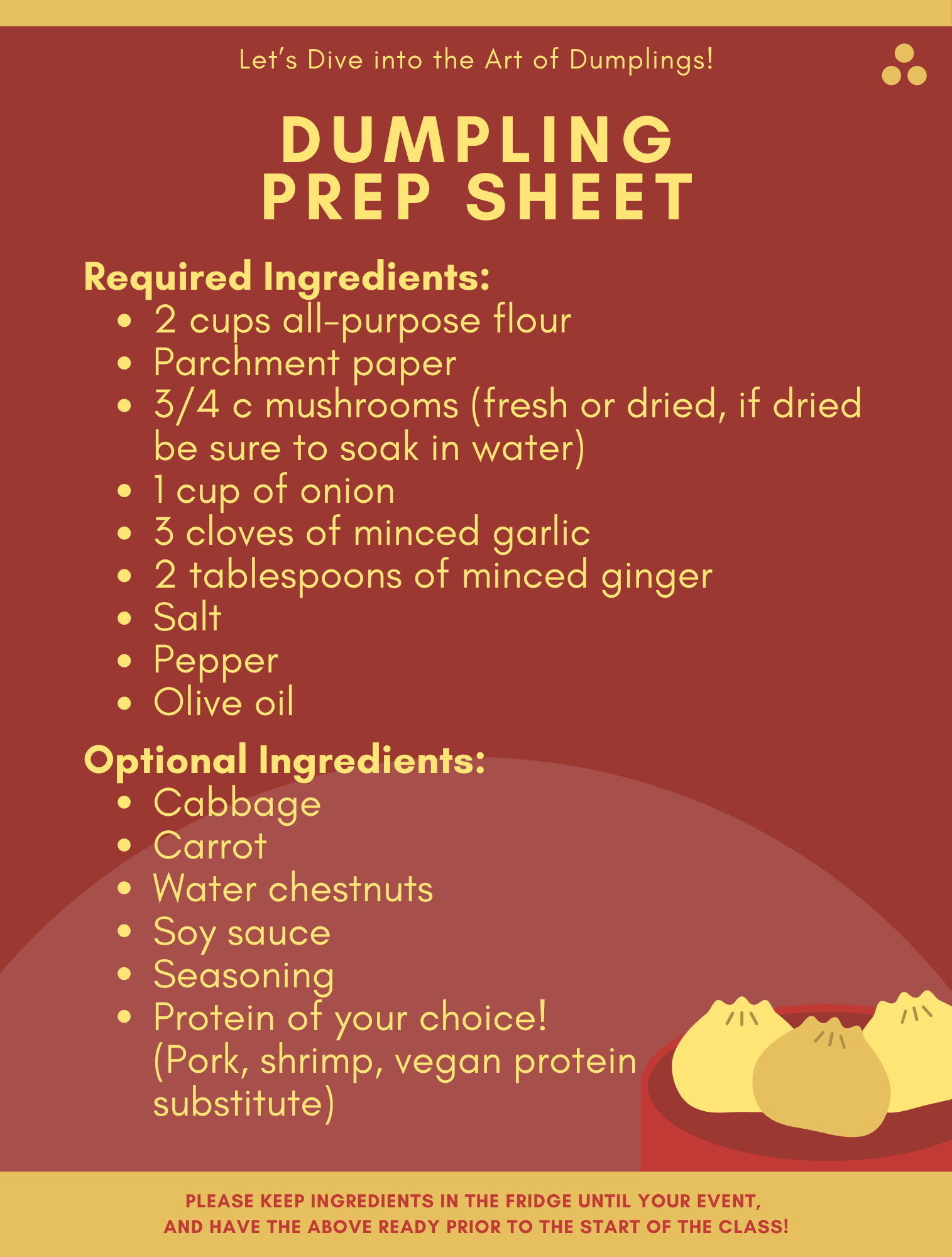 Dumpling Ingredients | Confetti 🎉