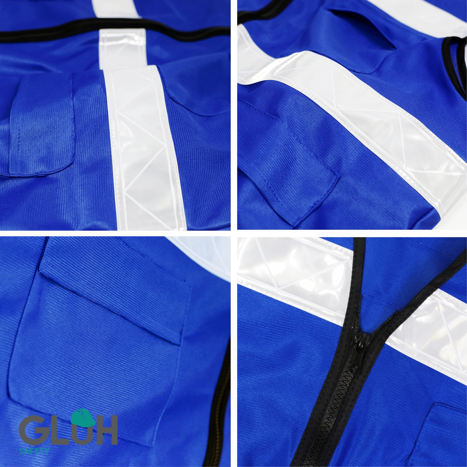 GLUH Internacional | Chaleco Seguridad Reflejante 100% Poliéster "SOUND ...