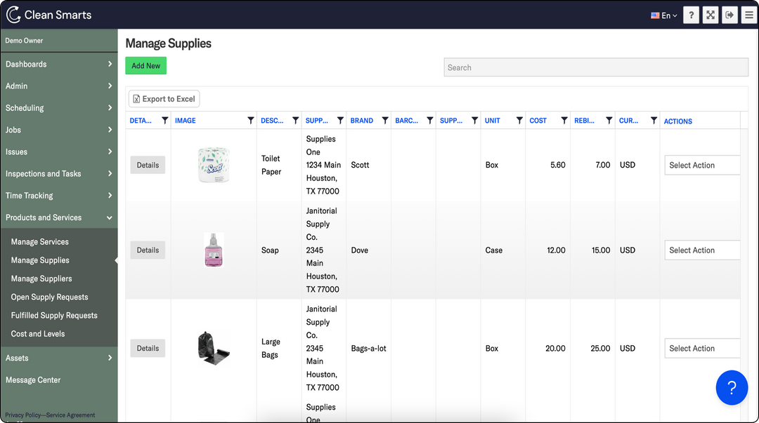 Cleaning Supply Inventory Management | Clean Smarts