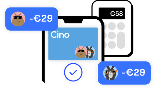 Cino - Virtual card to split bills automatically