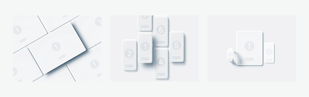 Clay Mockups for Figma & Sketch App